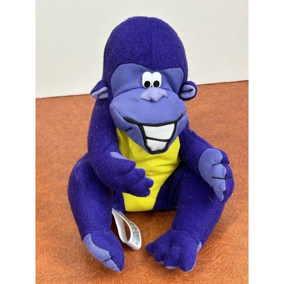 Toy Productions | Toys | Plush Pfizer Zyrtec 998 Gorilla Purple Stuffed ...